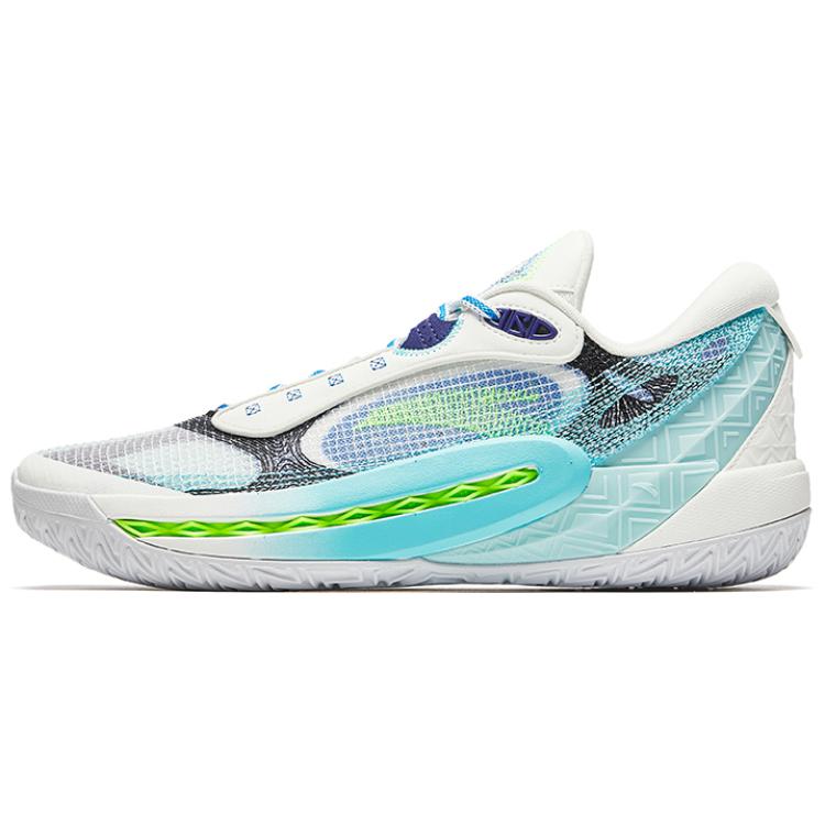 Anta Shock Wave 6 Cushioning Wear-Resistant Low-Top Basketball Shoes ...