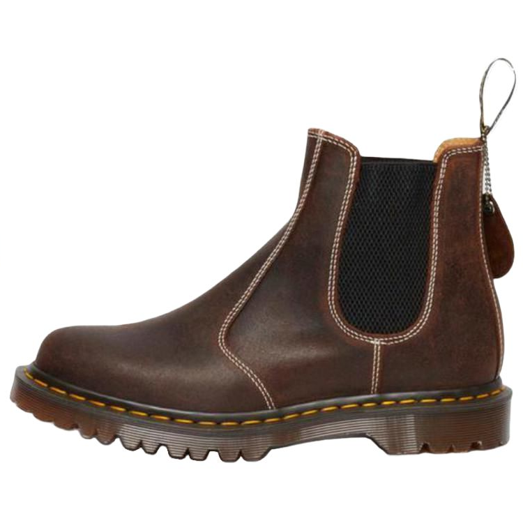 Dr.Martens Short Chelsea Boots Unisex Brown - 31860749